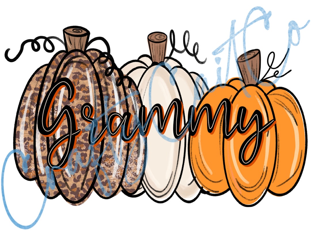 Grammy PNG | Pumpkins PNG | Fall PNG - Etsy