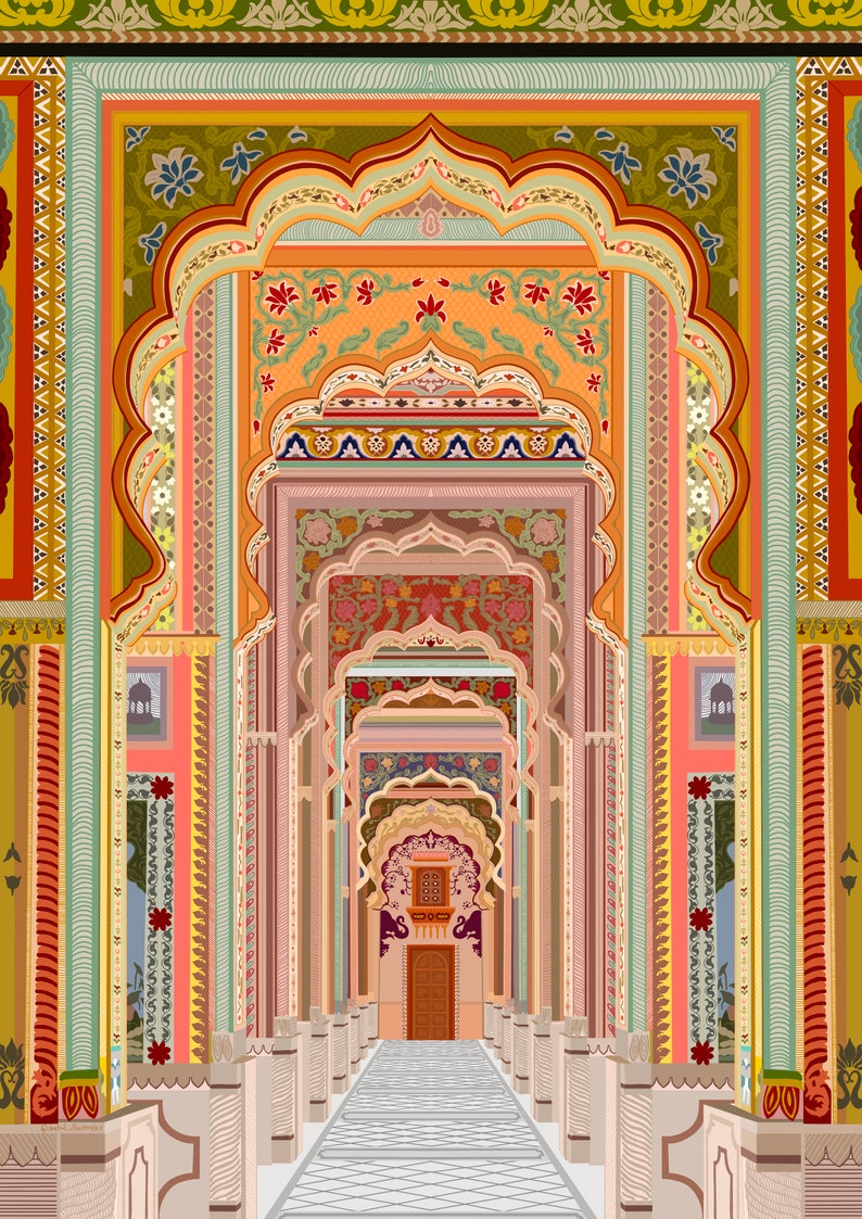 Patrika Gate Print Jaipur India - Etsy