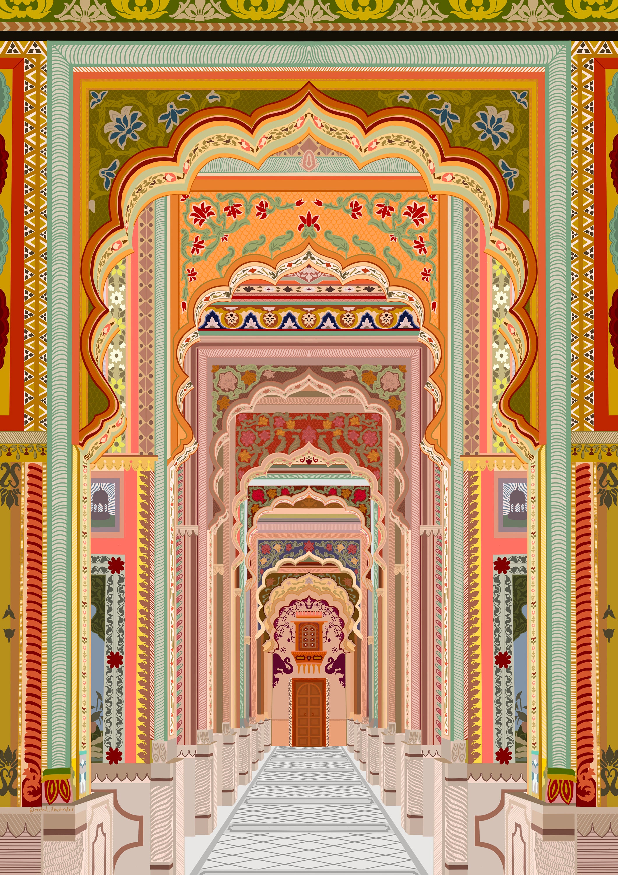 Patrika Gate Print, Jaipur India - Etsy UK