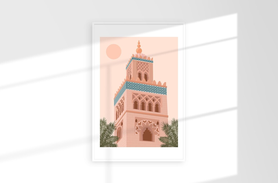 Marrakech / Marrakech / Morocco Illustration - Etsy