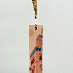 Bookmark, Travel Bookmark, Illustrated Bookmark, Travel Inspired ...