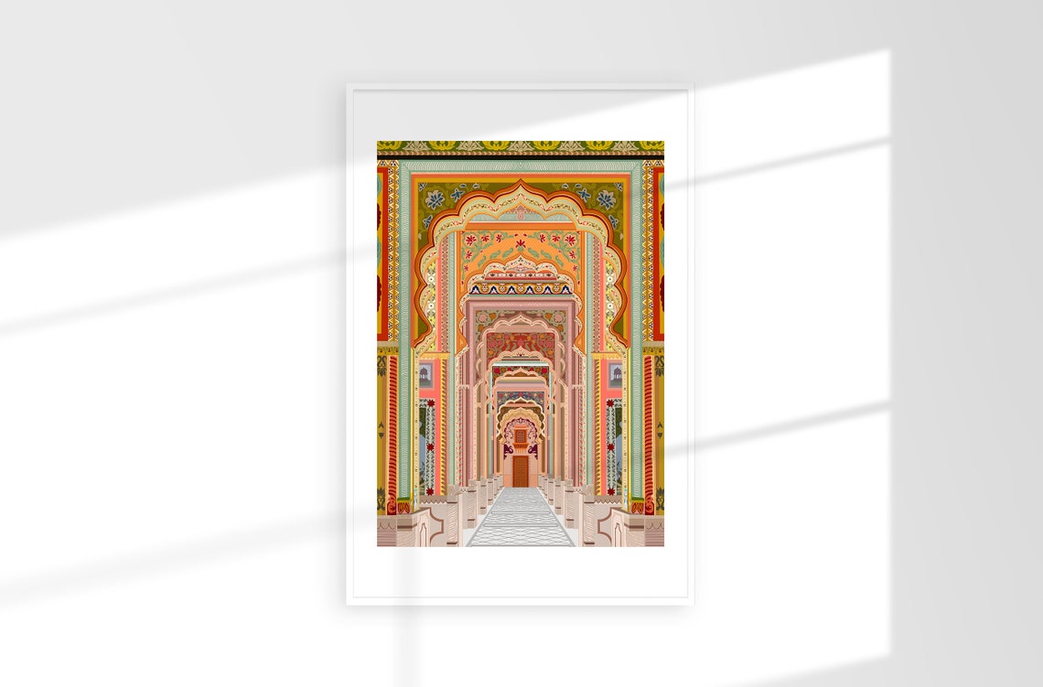 Patrika Gate Print Jaipur India - Etsy