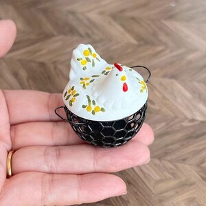 Dollhouse Miniature Egg Basket Set: BJD Kitchen Accessories - Etsy