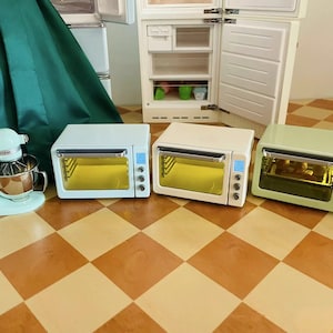 1:6 Dollhouse Miniature Mini Simulation Electric Oven Model ...