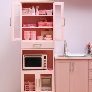 1:6 Dollhouse Miniature Mini Simulation Combination Sideboard Model ...