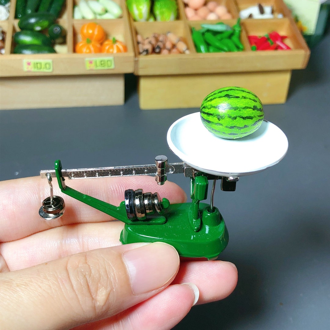 1:12 Dollhouse Miniature Mini Simulation Electronic Scale/balance ...
