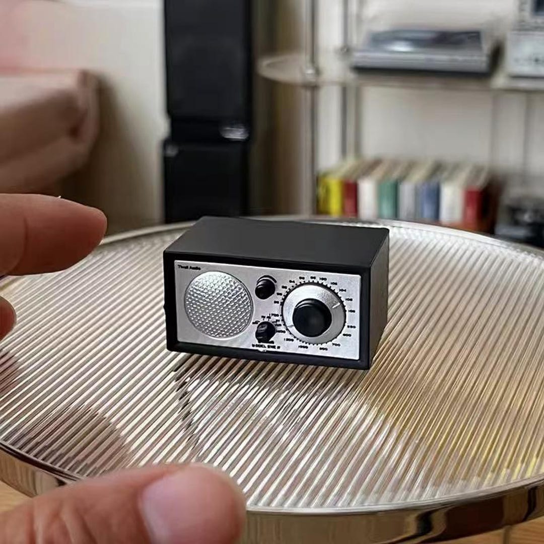 Dollhouse Miniature Radio, 1:6 Scale Audio Player Model - Etsy