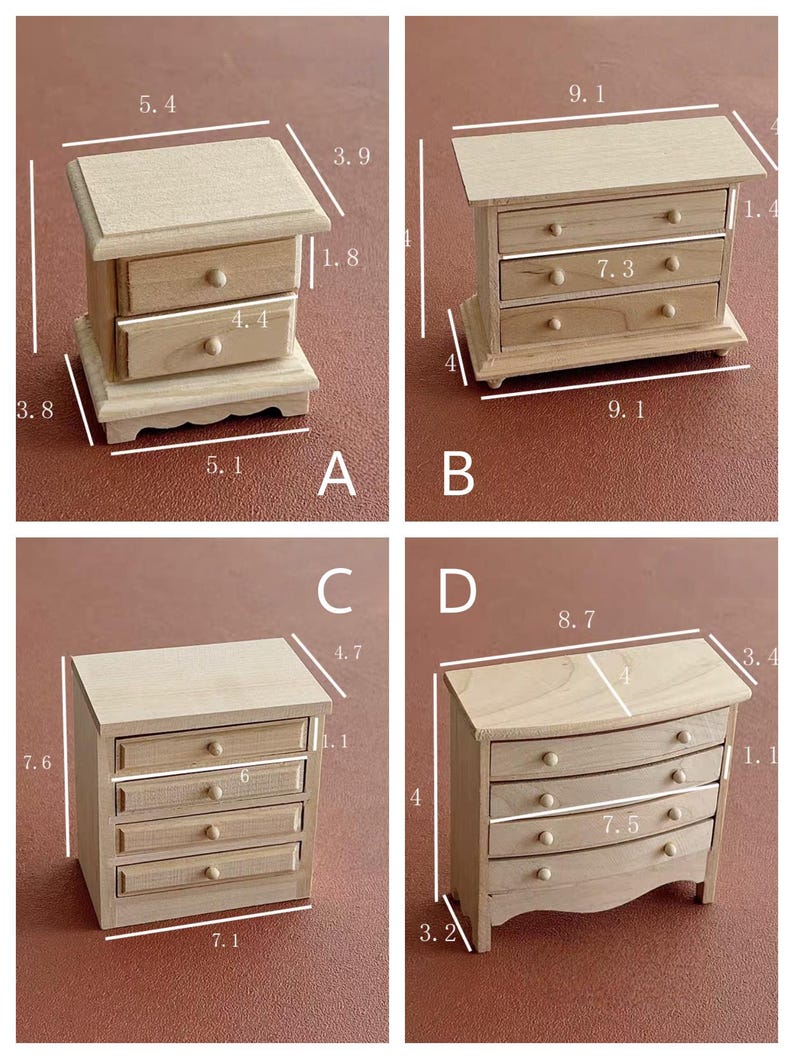Dollhouse Miniature Flower Stand: Sink & Drawer Cabinet Model - Etsy