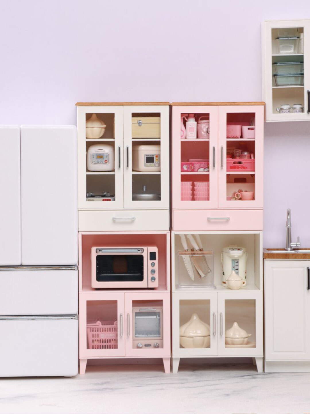 1:6 Dollhouse Miniature Mini Simulation Combination Sideboard Model ...