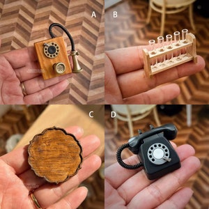 1:6 Dollhouse Miniature Mini Simulation Scientist Laboratory Workbench ...