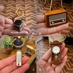 1:6 Dollhouse Miniature Mini Simulation Scientist Laboratory Workbench ...