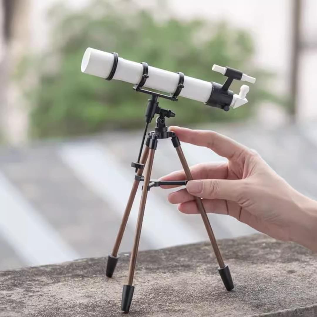 1:6 Scale Dollhouse Miniature Mini Simulation Alloy Telescope/folding Chair Model/bjdob11blythe ...