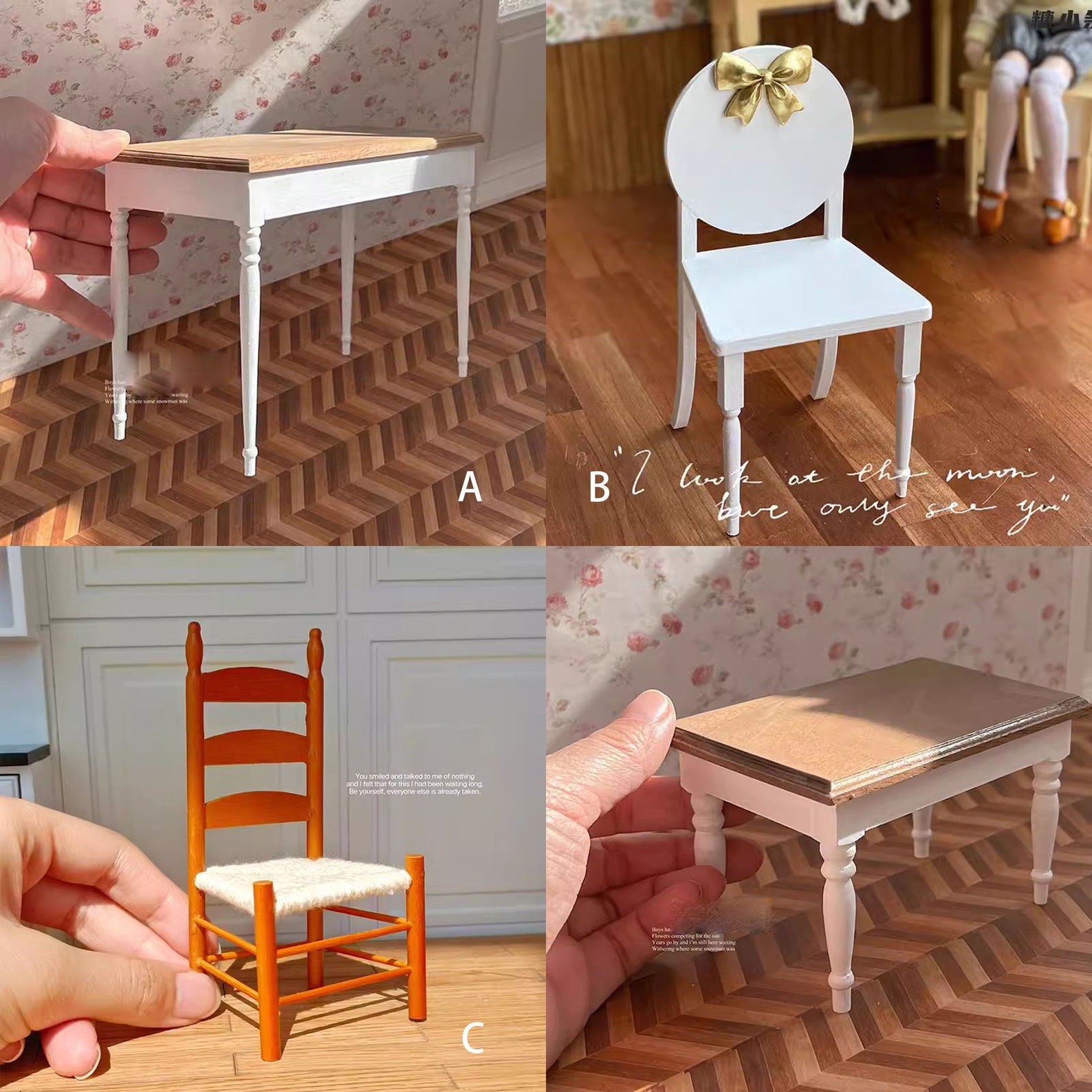 Dollhouse Miniature: Scientist Laboratory Workbench, Microscope, Test ...