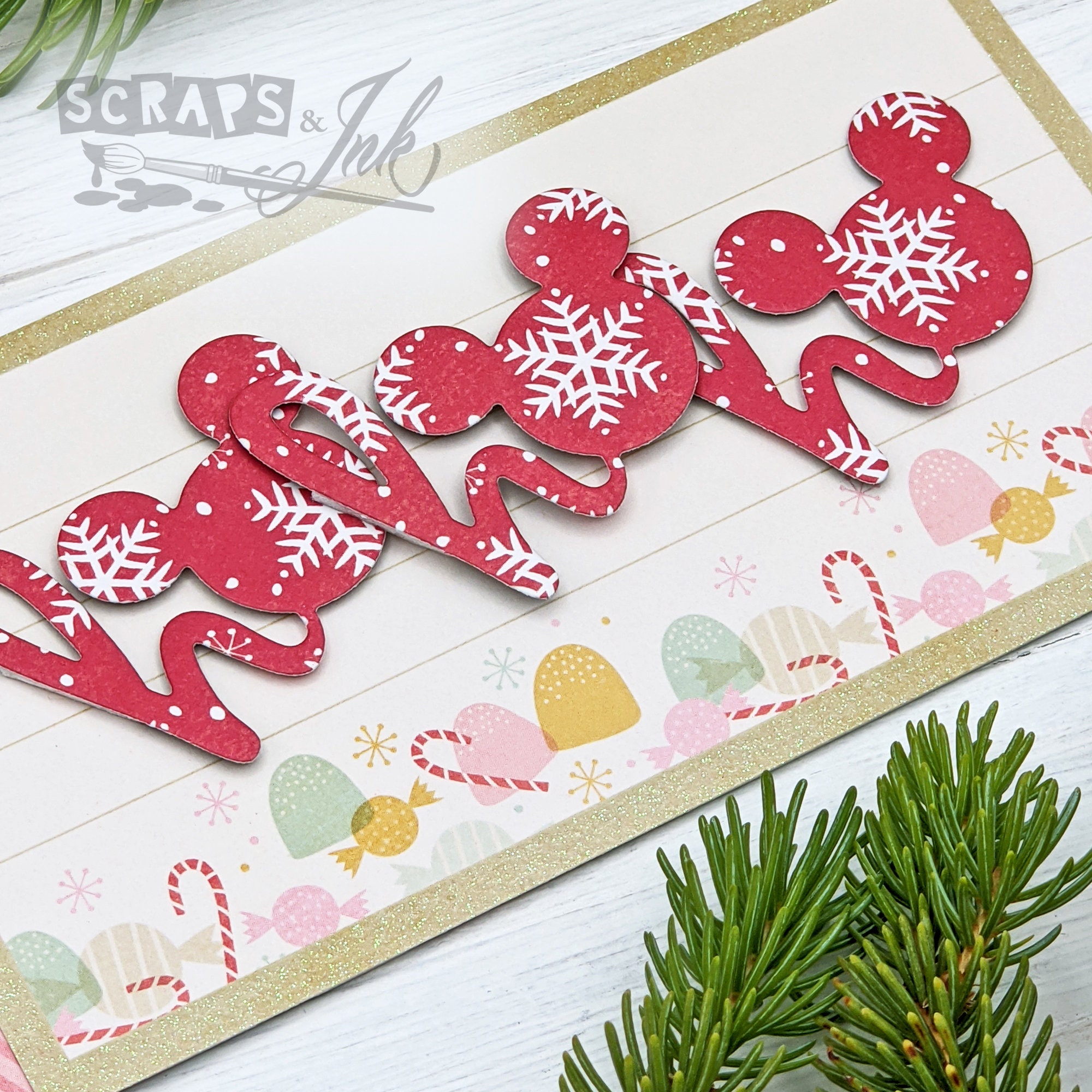 HO HO HO Metal Cutting Die for Disney Paper Crafts Cards - Etsy