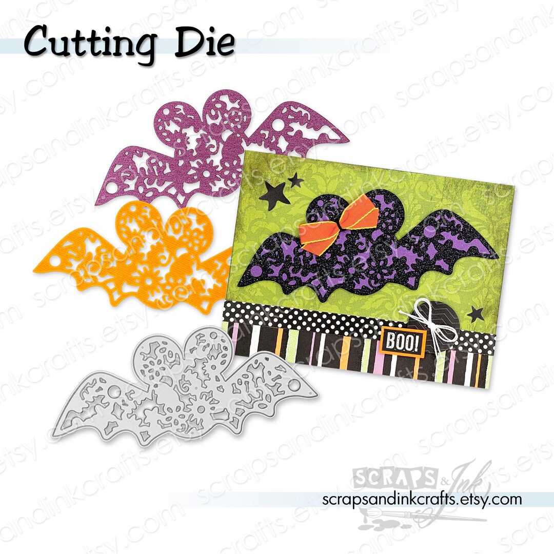 FANCY MOUSE BAT *exclusive! Metal Cutting Die for Papercrafts ...