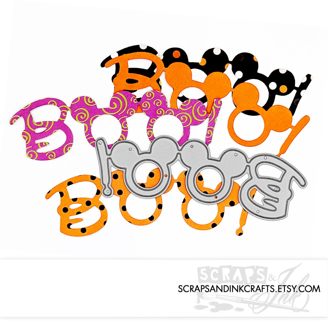 BOO Metal Cutting Die for Crafts, Cards, Scrapbooks, Gifts, Journals ...
