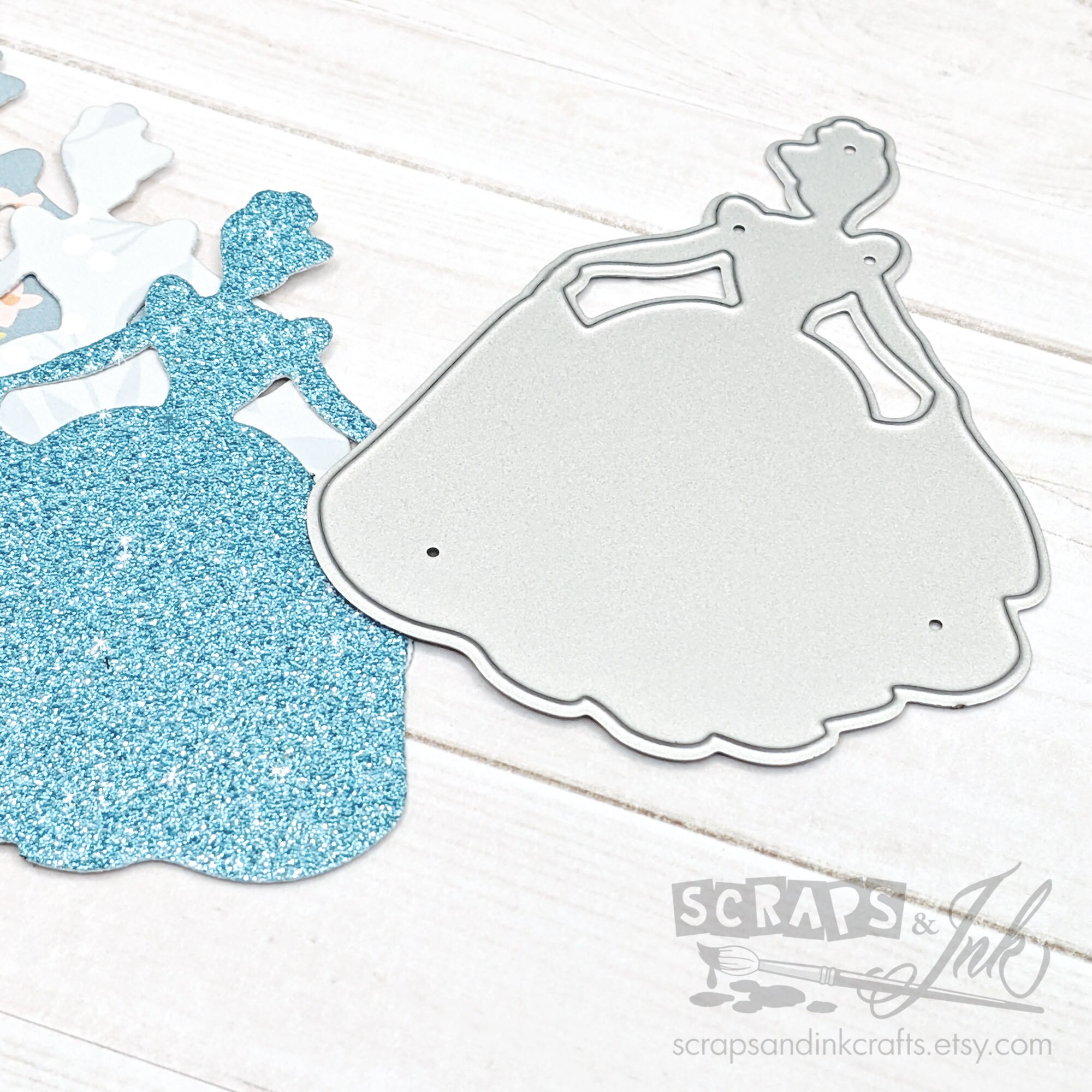 PRINCESS CINDERELLA Inspired Metal Cutting Die for - Etsy