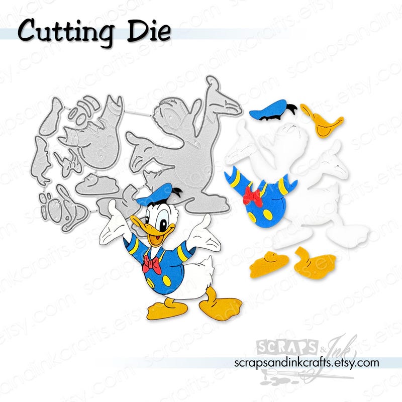 Donald Duck Party Card - Etsy