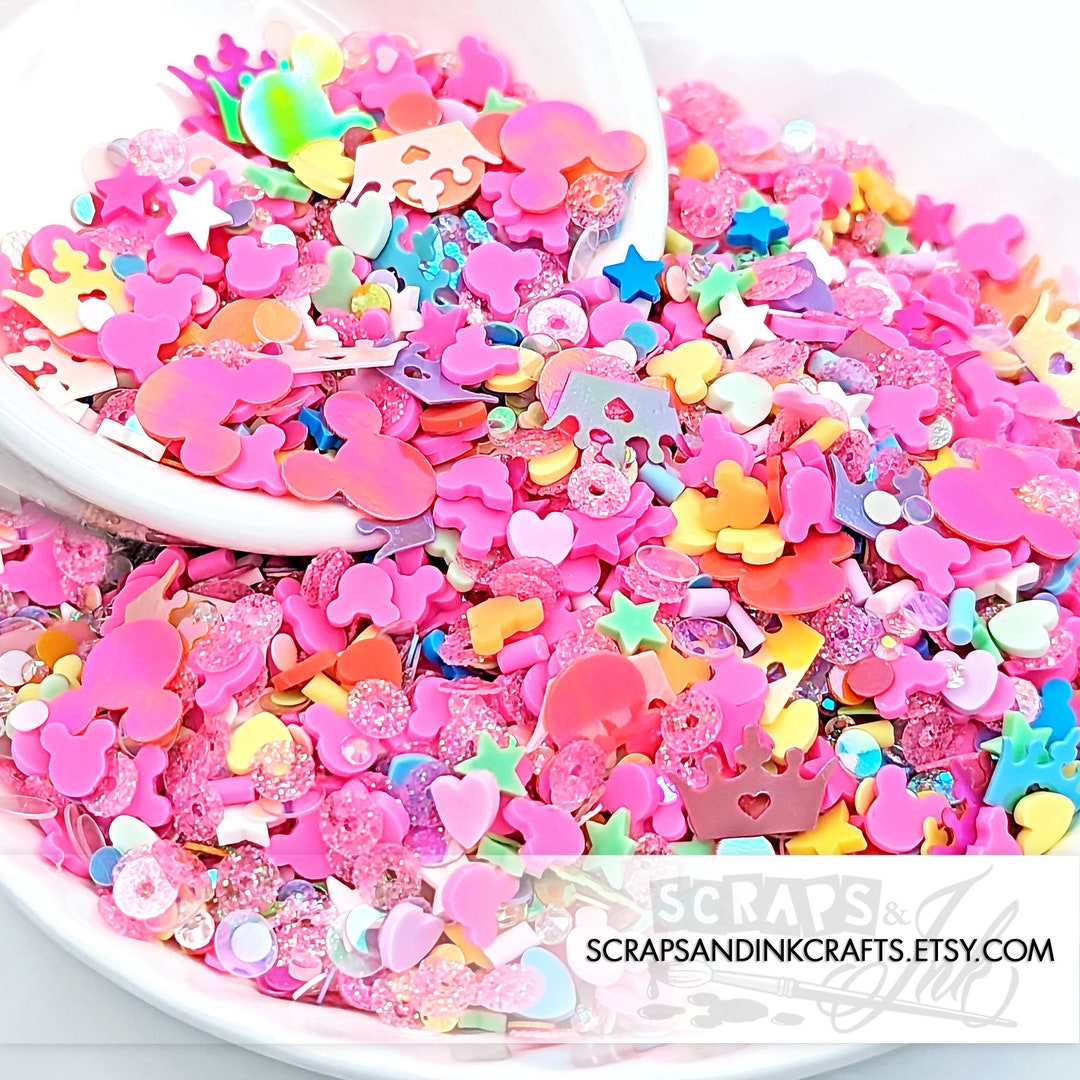 PRINCESS PARTY- Pixie Dust Filler for Shaker Cards, Resin, Jewelry ...
