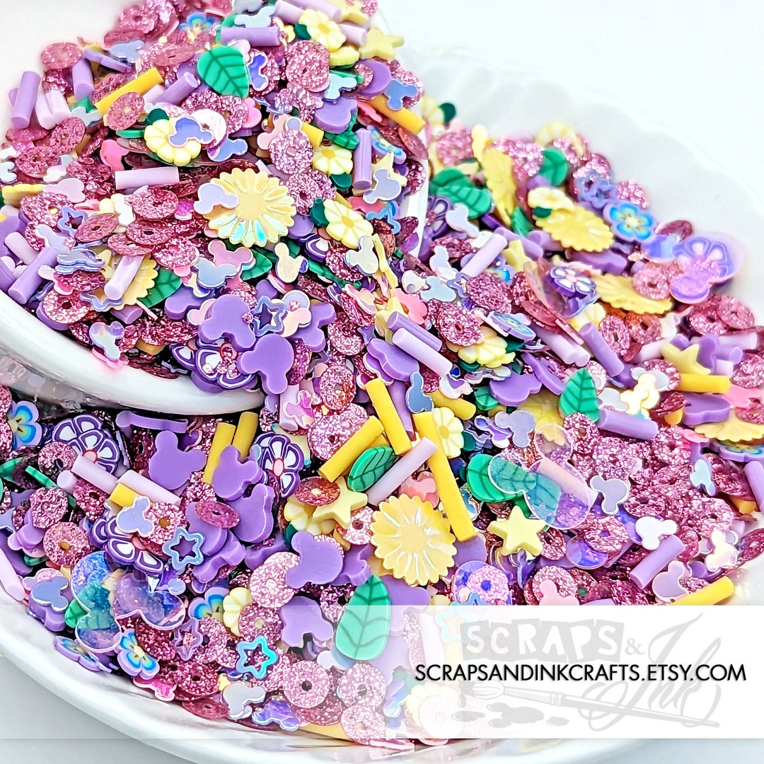 RAPUNZEL- Pixie Dust Filler for Shaker Cards, Resin, Jewelry, Slime ...