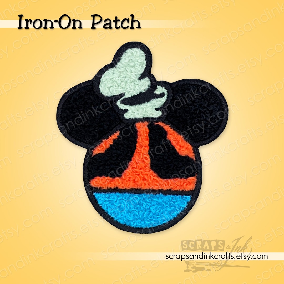 GOOFY #3 Embroidered Chenille Iron-on Patch for Crafts, Clothing, Bags ...