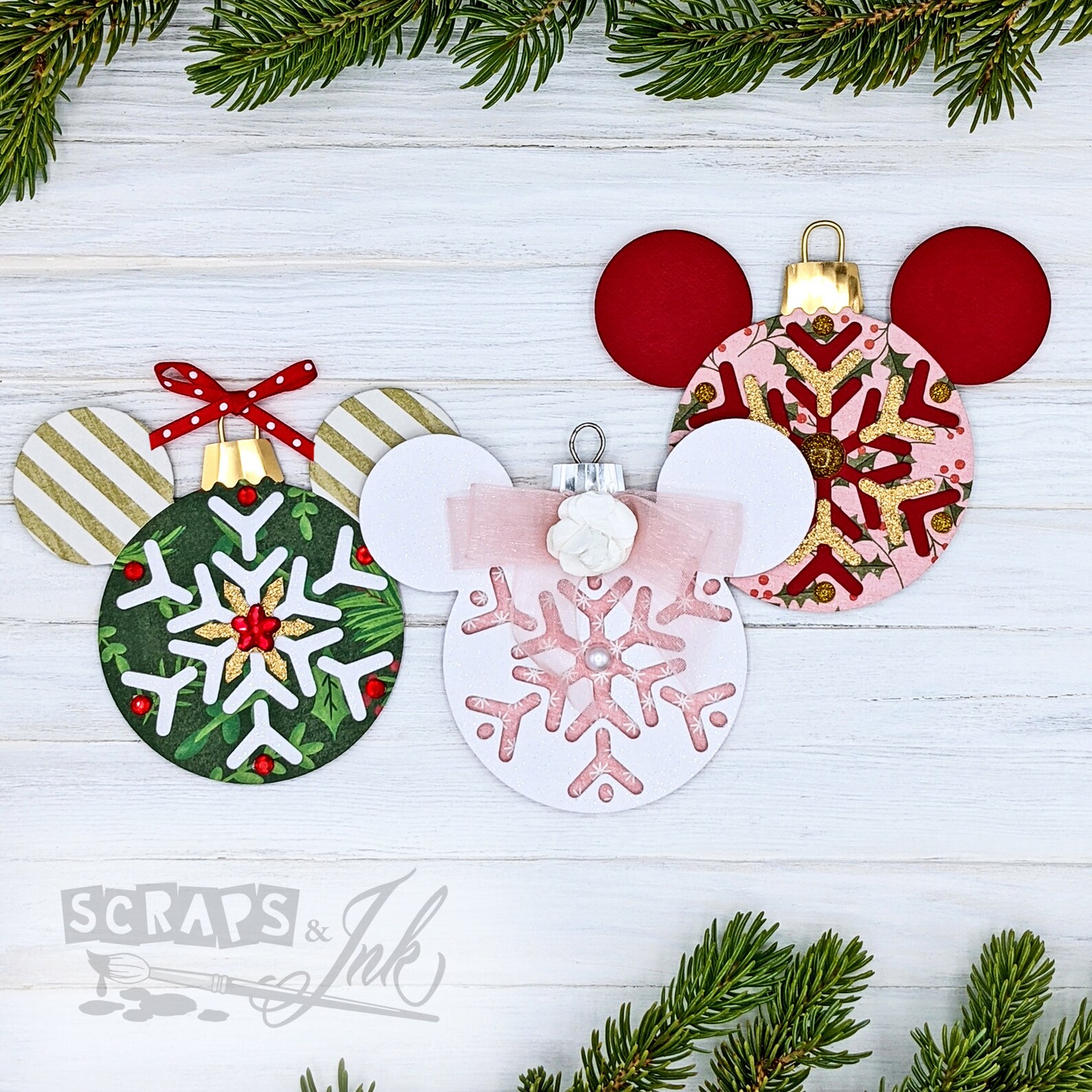 MOUSE ORNAMENT Metal Cutting Die for Disney-themed - Etsy
