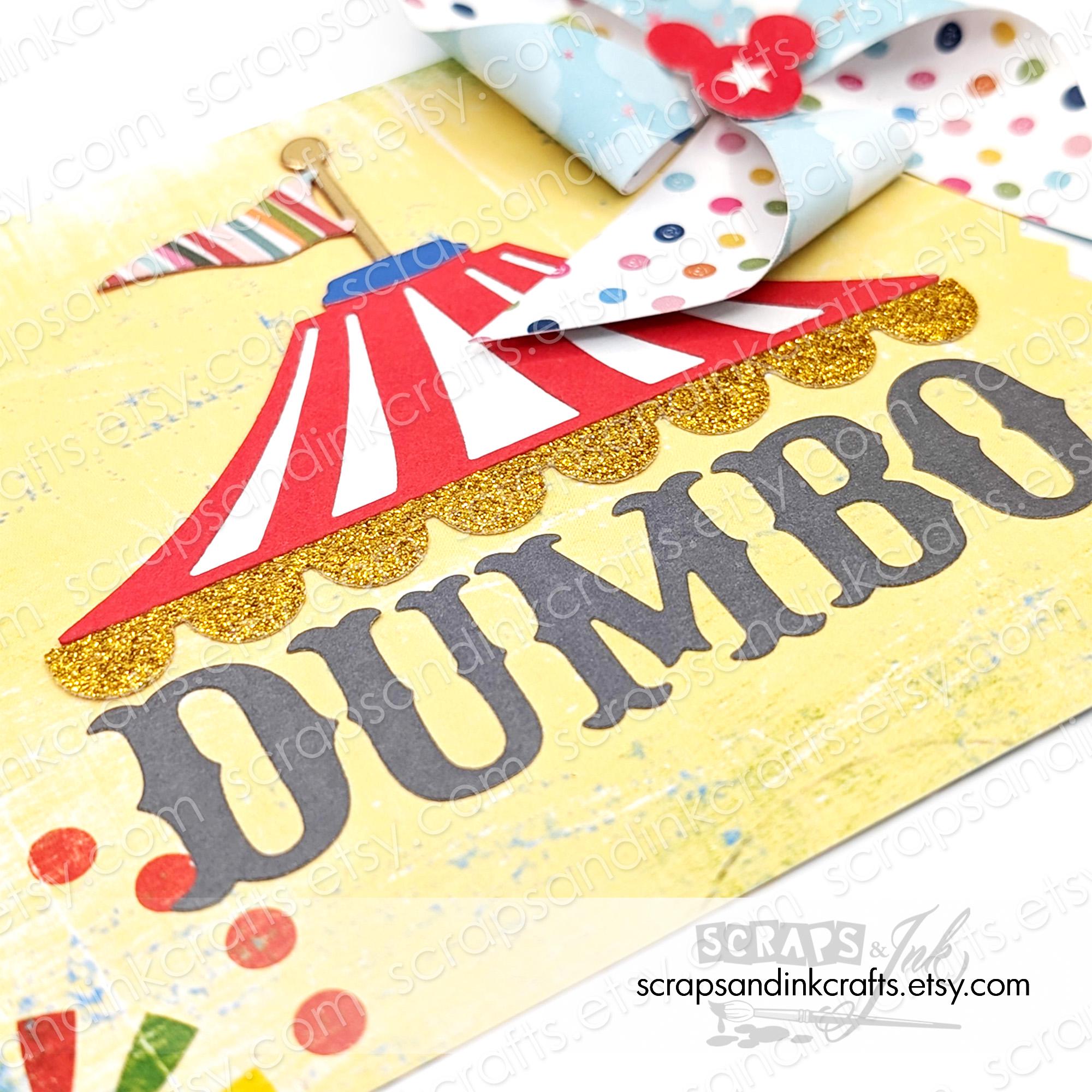 DUMBO TENT Set of 2 Metal Cutting Dies for Papercrafts, Scrapbooks ...
