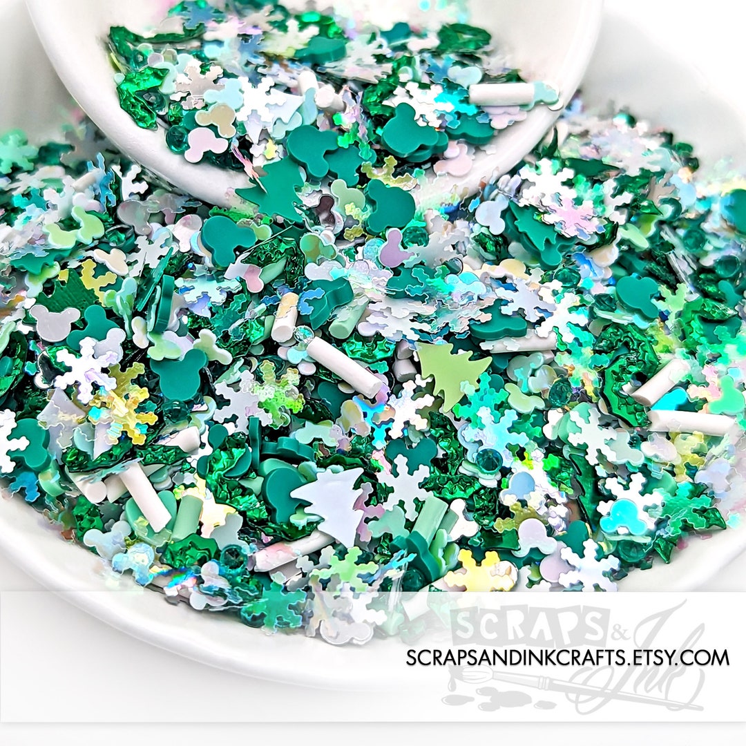 FROSTED PINES- Pixie Dust Filler for Shaker Cards, Resin, Jewelry ...