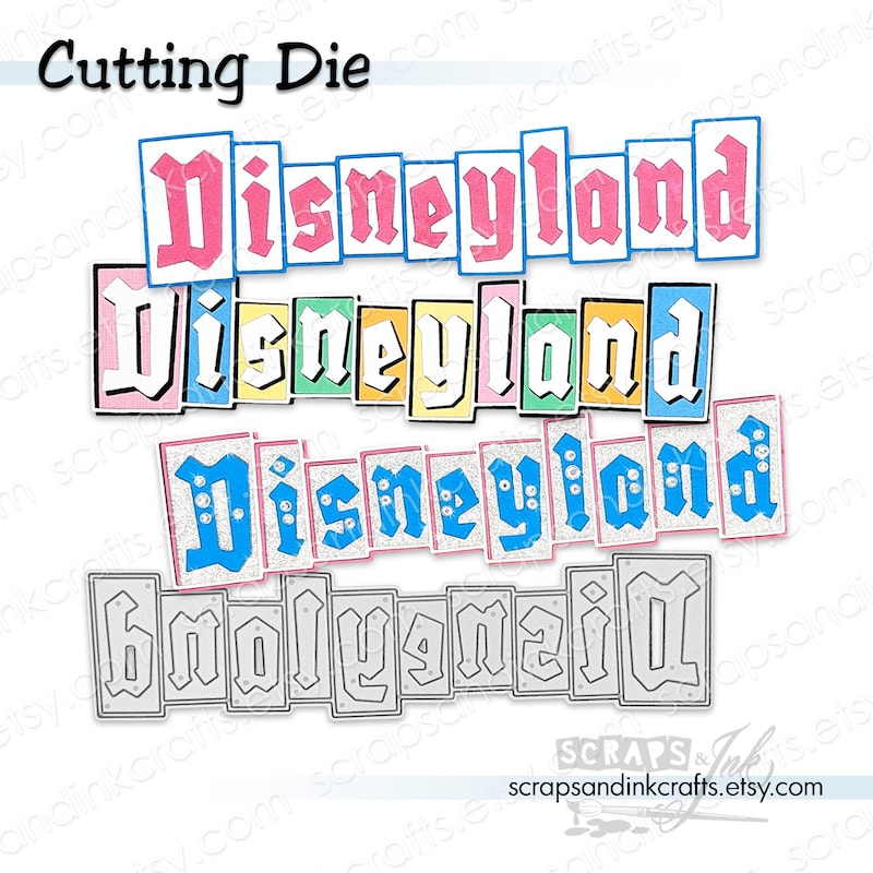 Theme Park Metal Die Cuts - Etsy