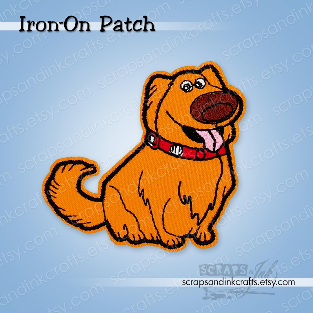 DUG the DOG From UP! Embroidered Iron-on Patch for Crafts, Clothing ...