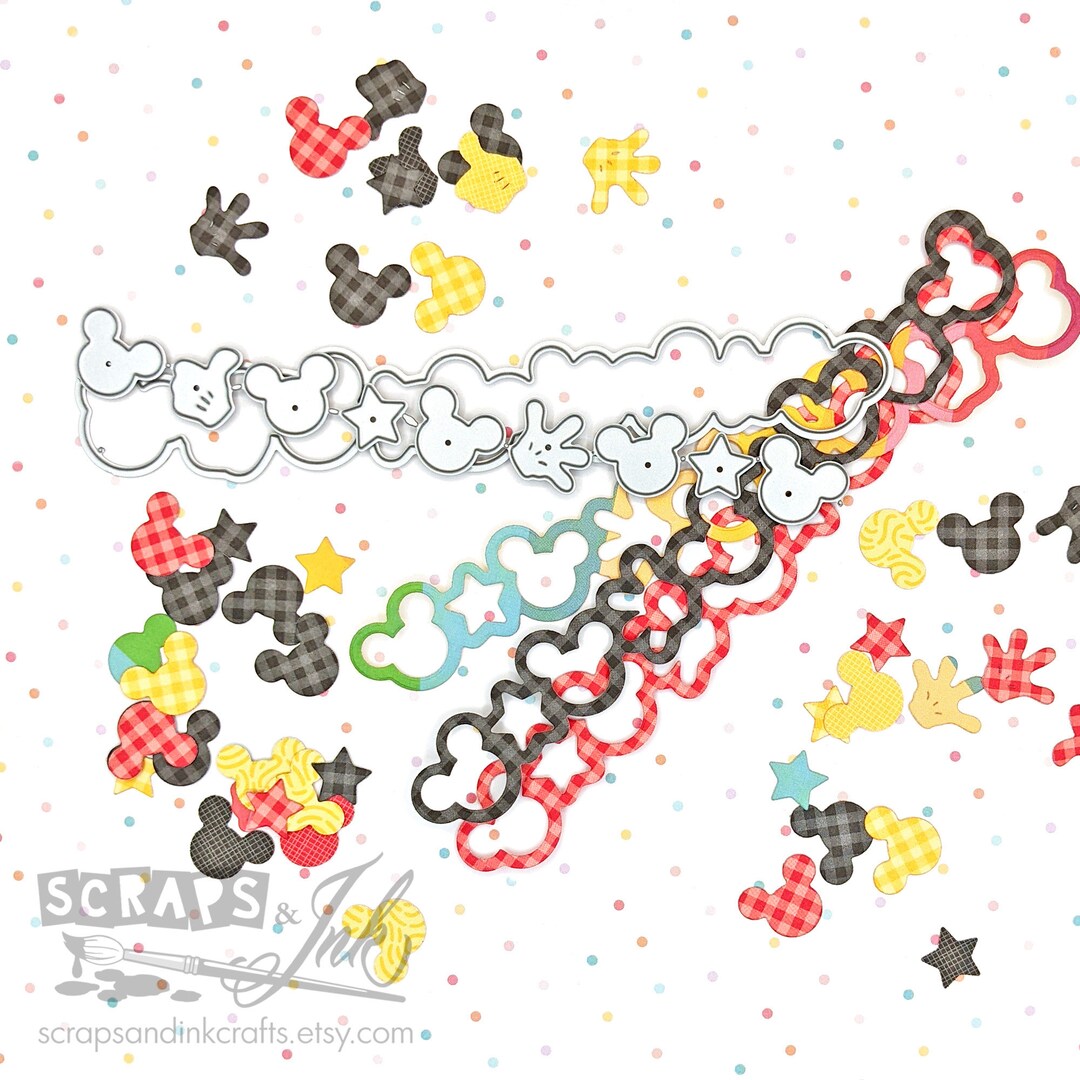 MAGIC BORDER Set of 10 Metal Cutting Dies for Papercrafts, Scrapbooks ...