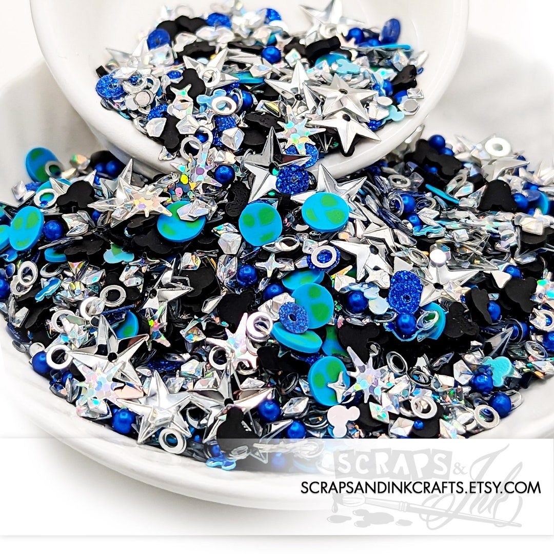 SPACESHIP EARTH- Pixie Dust Filler for Shaker Cards, Resin, Jewelry ...