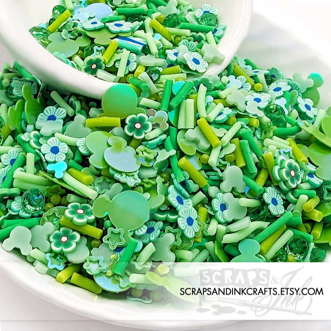 MAKE IT GREEN Pixie Dust Filler for Shaker Cards, Resin, Jewelry, Slime ...
