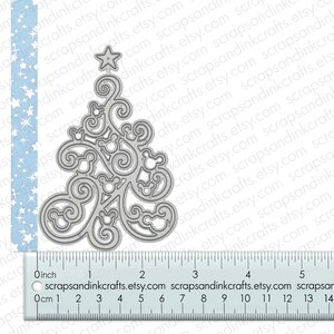 SWIRLY TREE Metal Cutting Die for Disney-themed Papercrafts, Cards ...