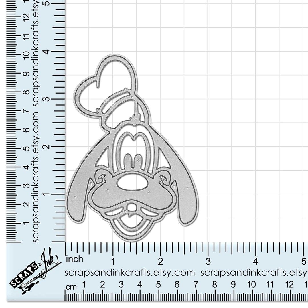 GOOFY Metal Cutting Die for Papercrafts, Scrapbooks, Cards, Tags ...