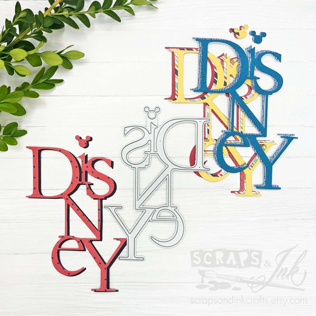 NAME & TITLE Metal Cutting Die for Disney-themed Papercrafts, Cards ...
