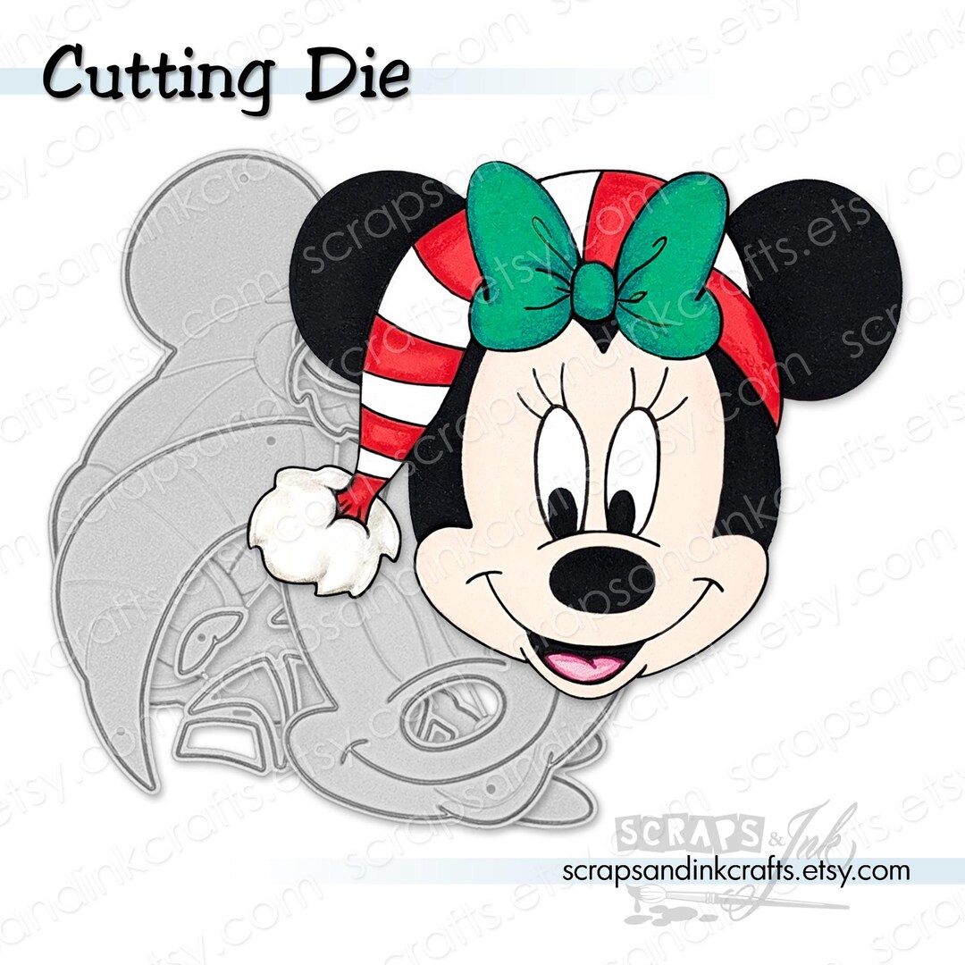 CHRISTMAS MINNIE *exclusive! Set of 10 Metal Cutting Dies for Christmas ...