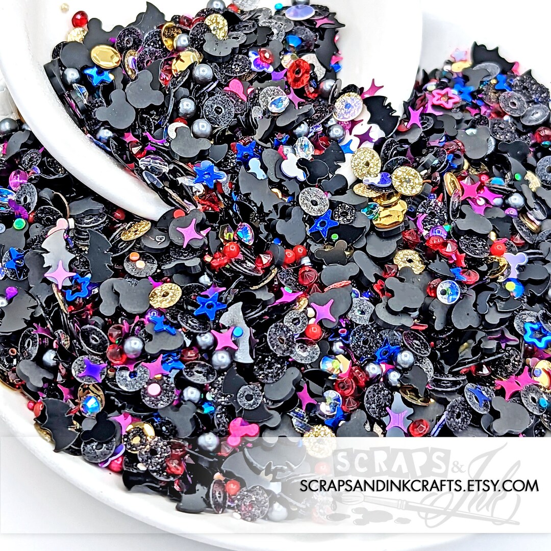VILLAINOUS- Pixie Dust Filler for Shaker Cards, Resin, Jewelry, Slime ...