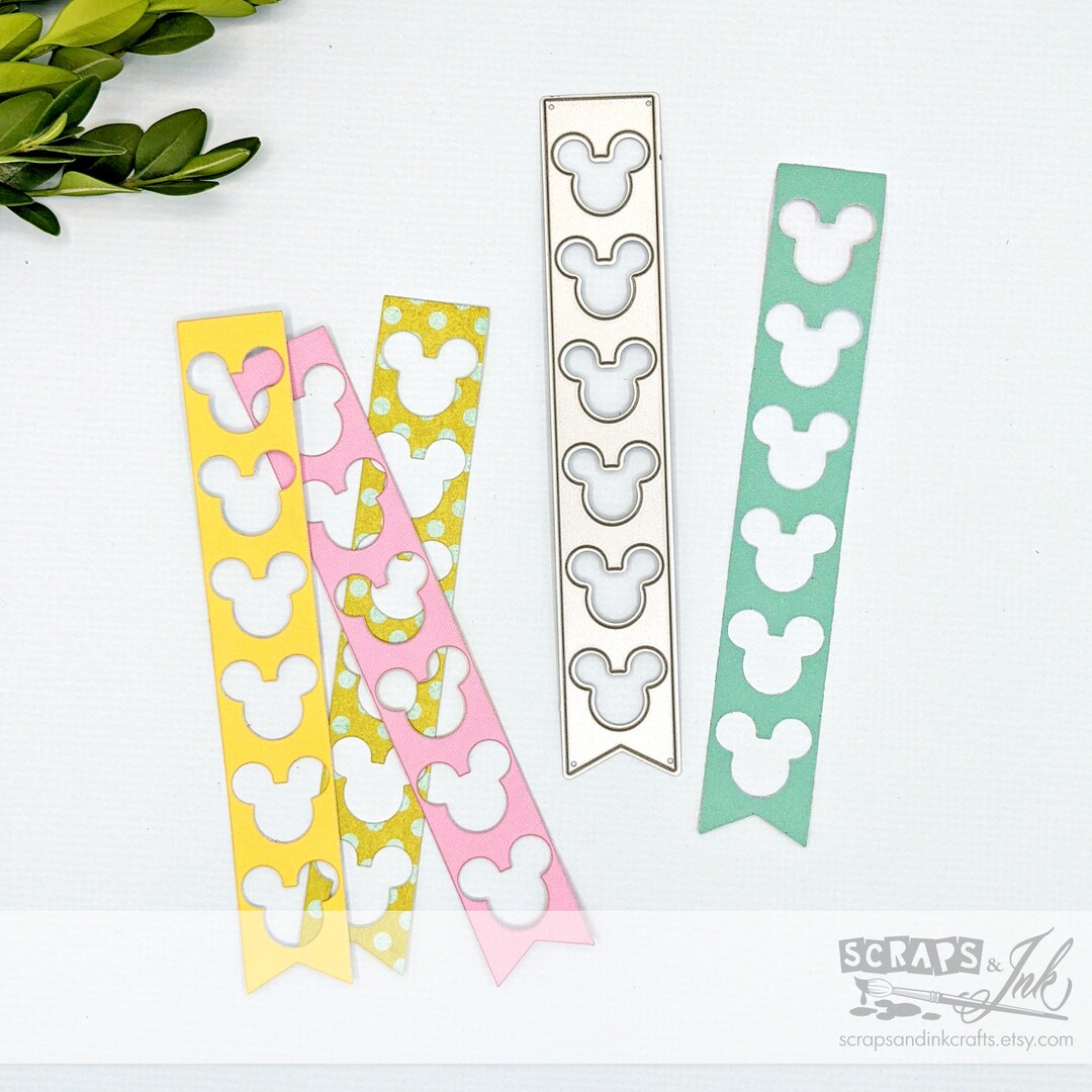 MOUSE RIBBON Metal Cutting Die for Disney-themed Paper - Etsy