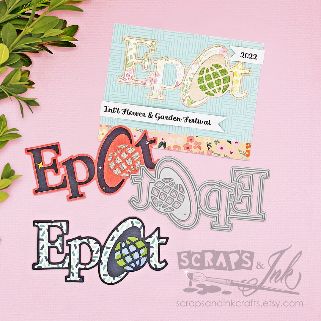 EPCOT Metal Cutting Die for Disney-themed Papercrafts, Cards ...