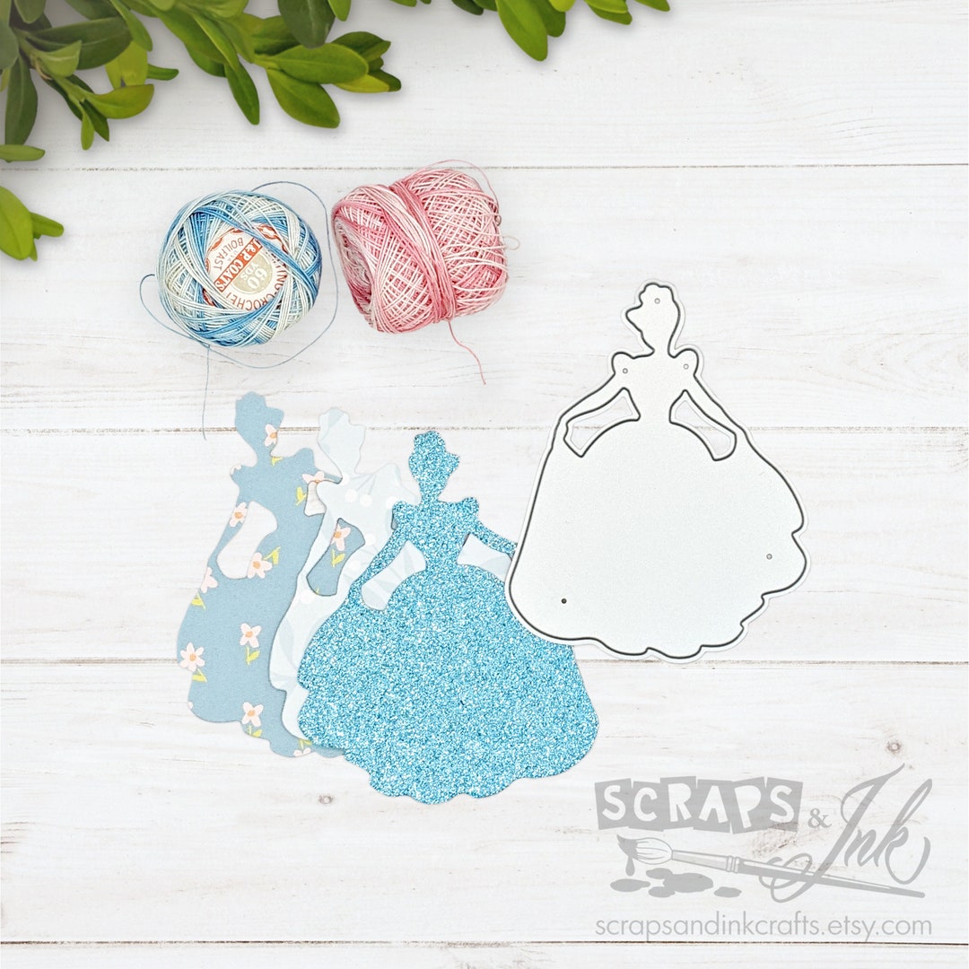PRINCESS CINDERELLA Metal Cutting Die for Papercrafts, Scrapbooks ...