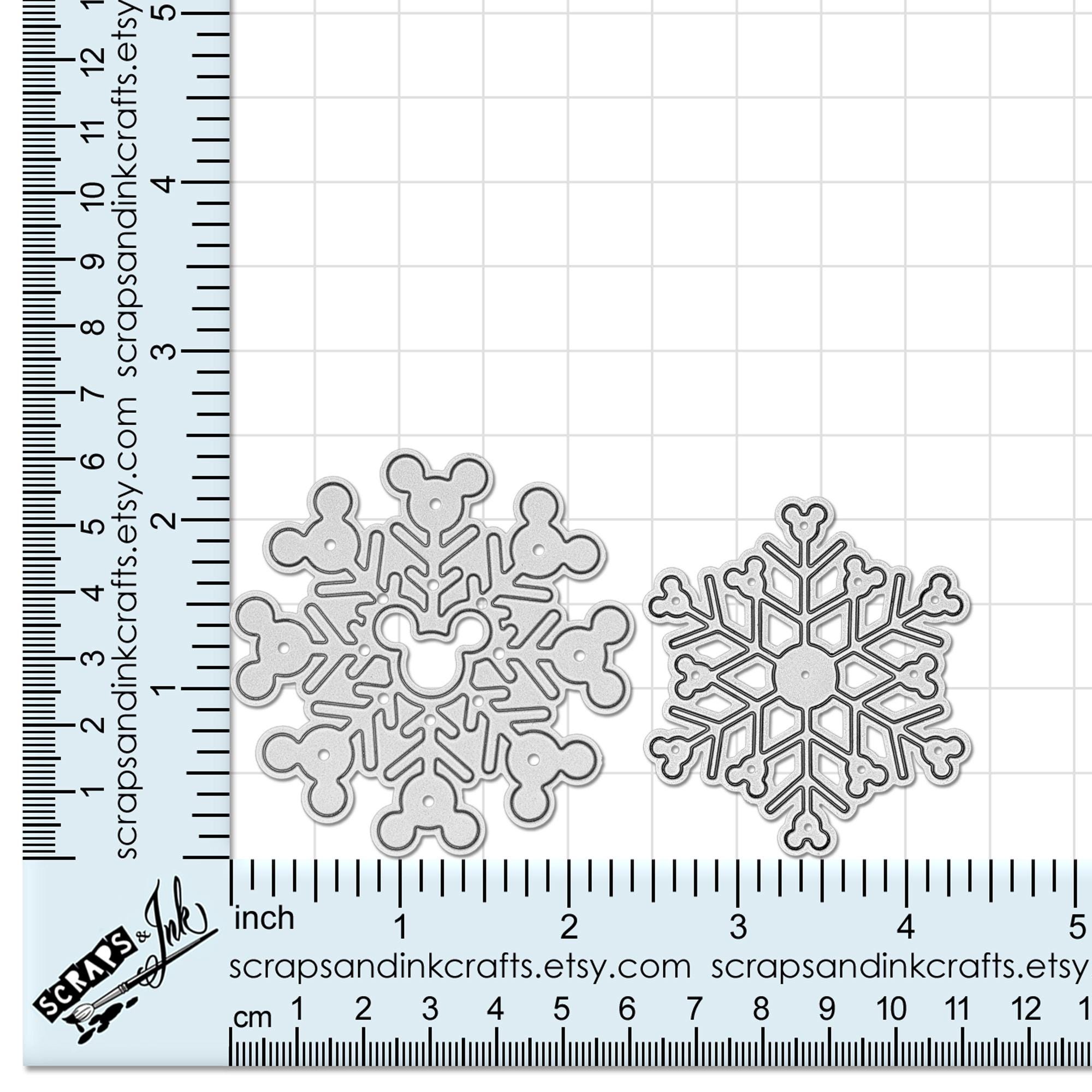 SNOWFLAKES #1 Set of 2 Metal Cutting Dies for Papercrafts, Scrapbooks ...