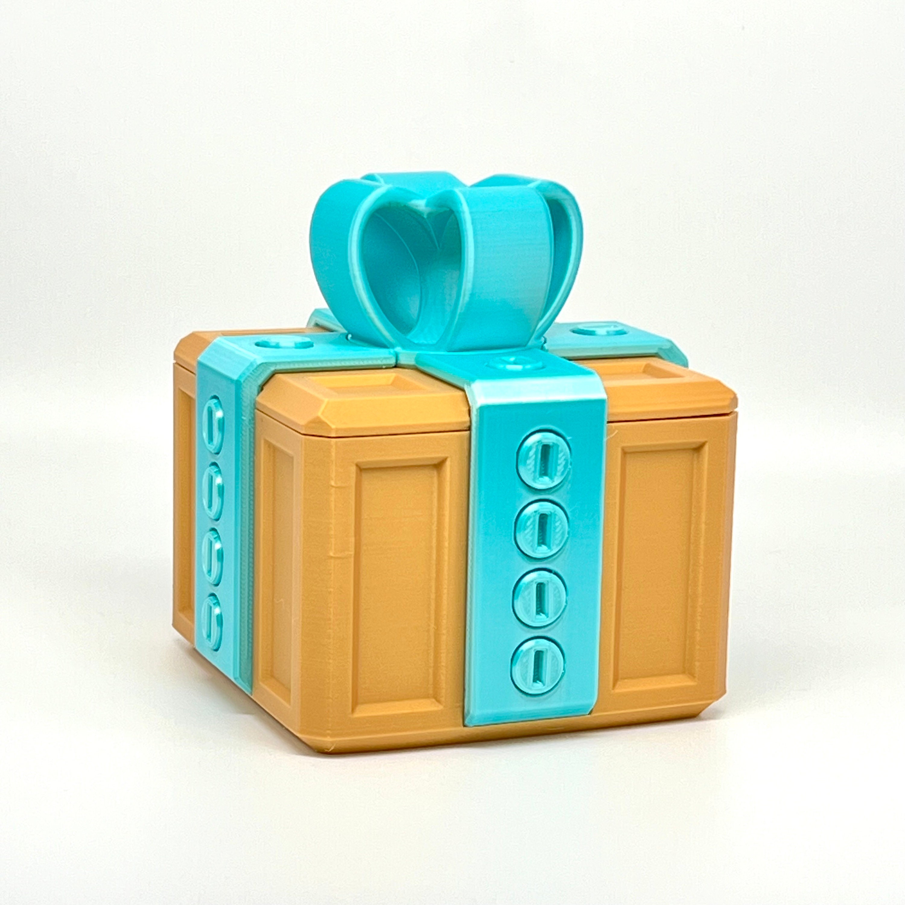 Annoying Gift Box - 3D Printed Funny Prank Surprise Box [ Tan / Silk ...