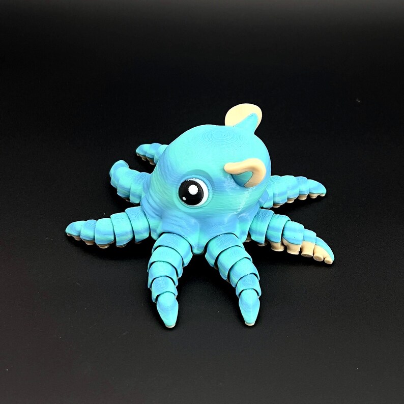 Articulated Flapjack Octopus - Flexi Octopus With Movable Legs - 3D ...