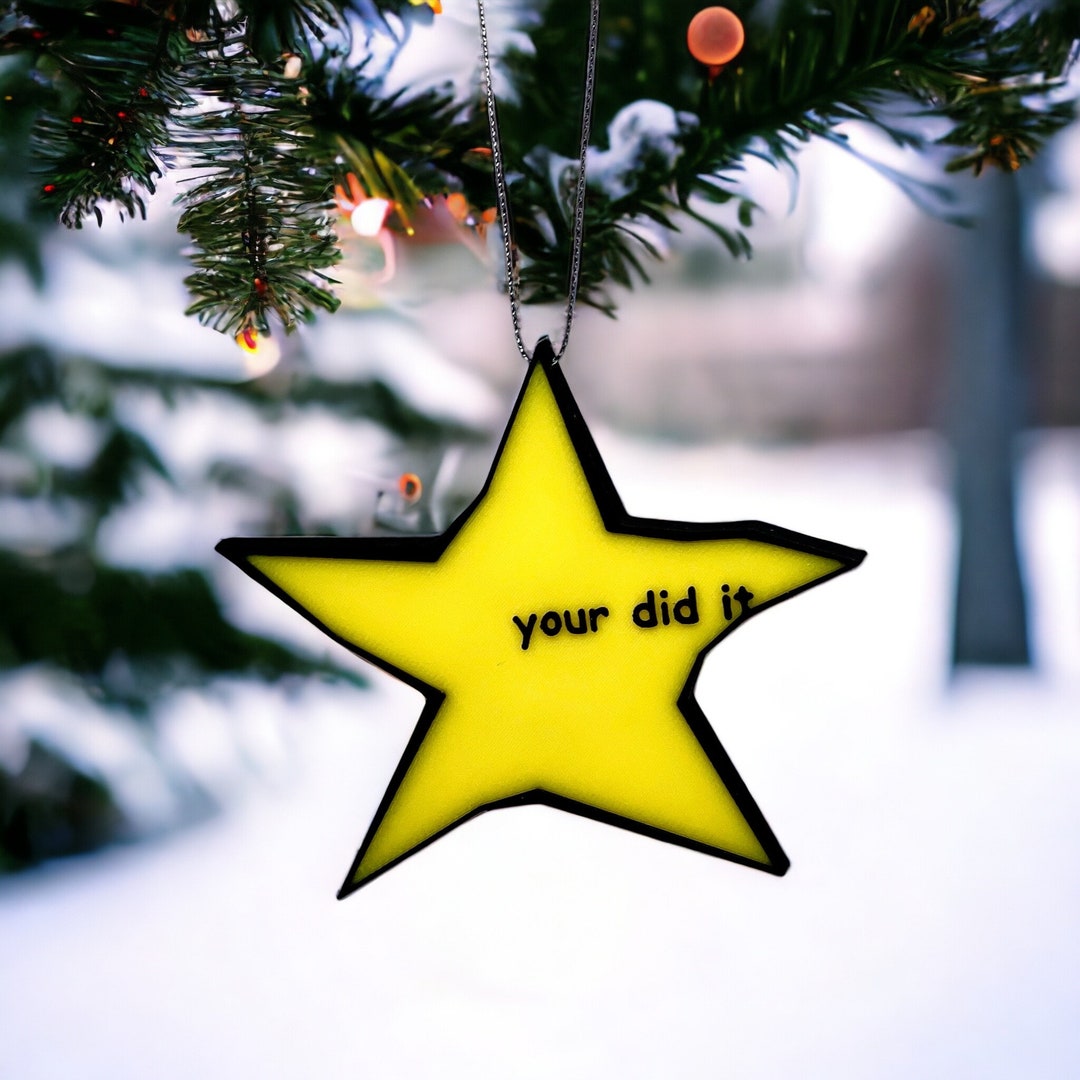 Your Did It Meme - Star Trophy - Custom Phrases, 3D Printed, Fridge ...