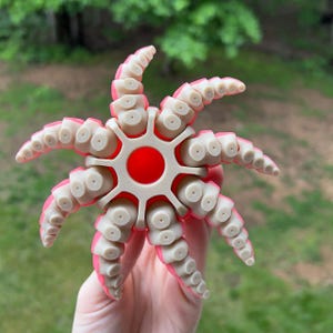 Articulated Flapjack Octopus 3D Printed Sensory Fidget Toy Made In ...