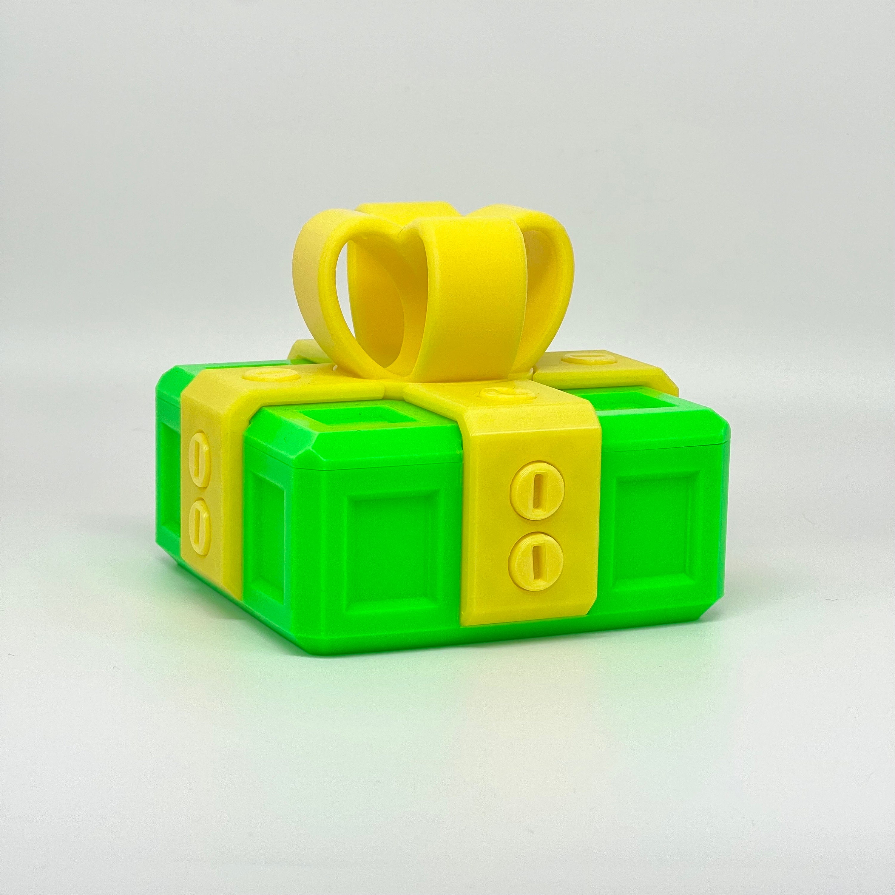 Mini Annoying Gift Box - 3D Printed Funny Prank Surprise Box [ Green ...