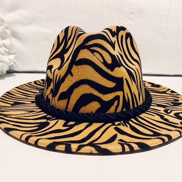 Zebra Hat - Etsy