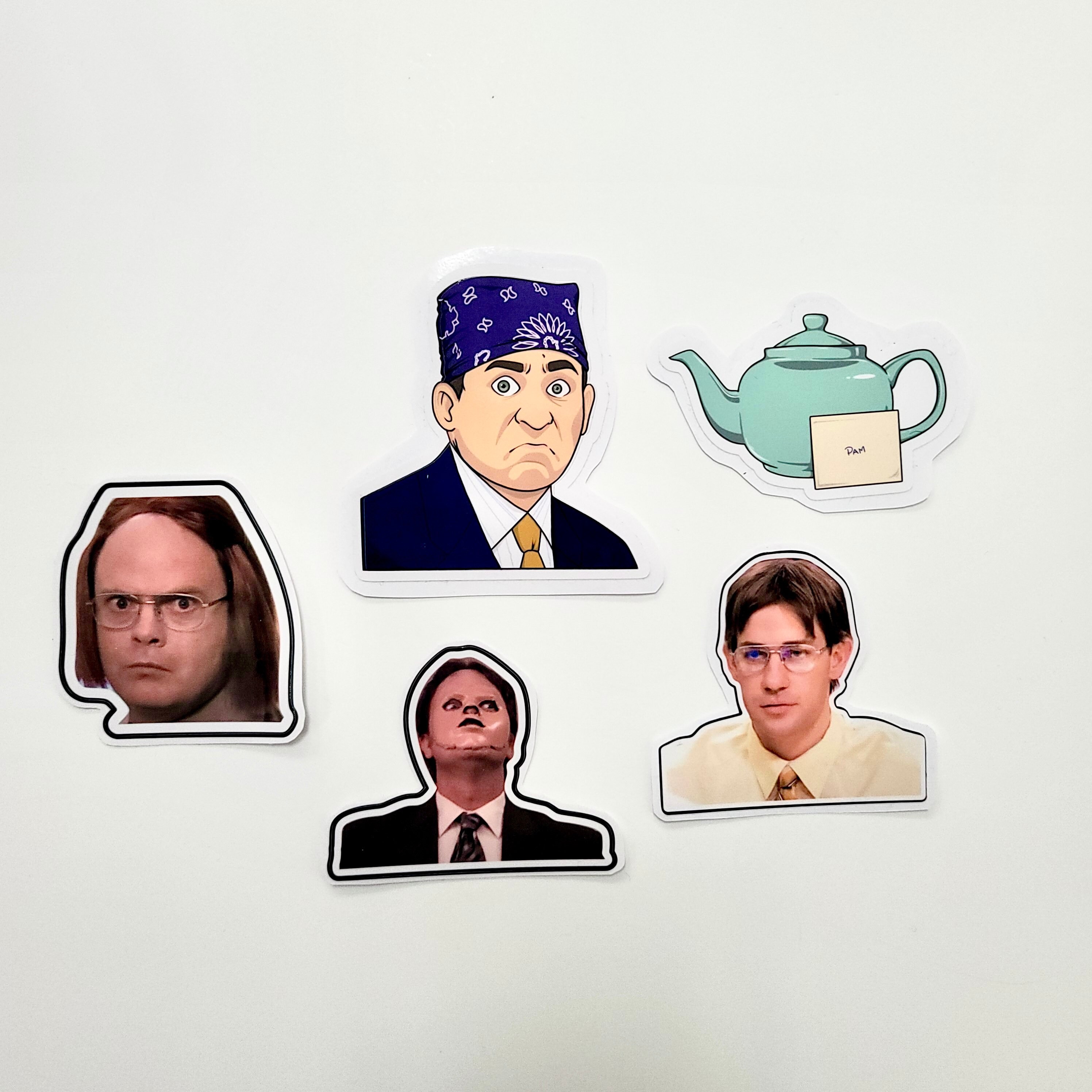 Dwight Custom Stickers Vinyl Sticker Pam & Jim Cute Stickers The Office ...