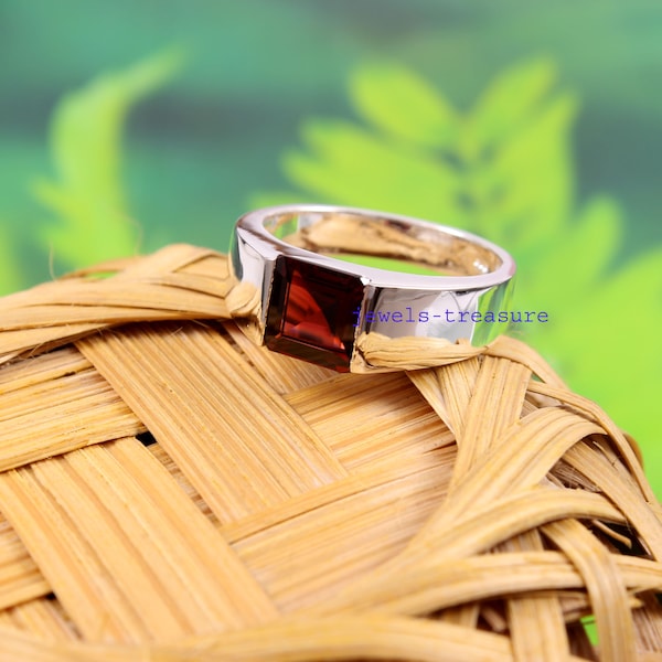 Mens Garnet Ring - Etsy